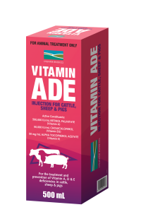 VITAMIN ADE INJECTION FOR CATTLE, SHEEP & PIGS – The Hunter River Company